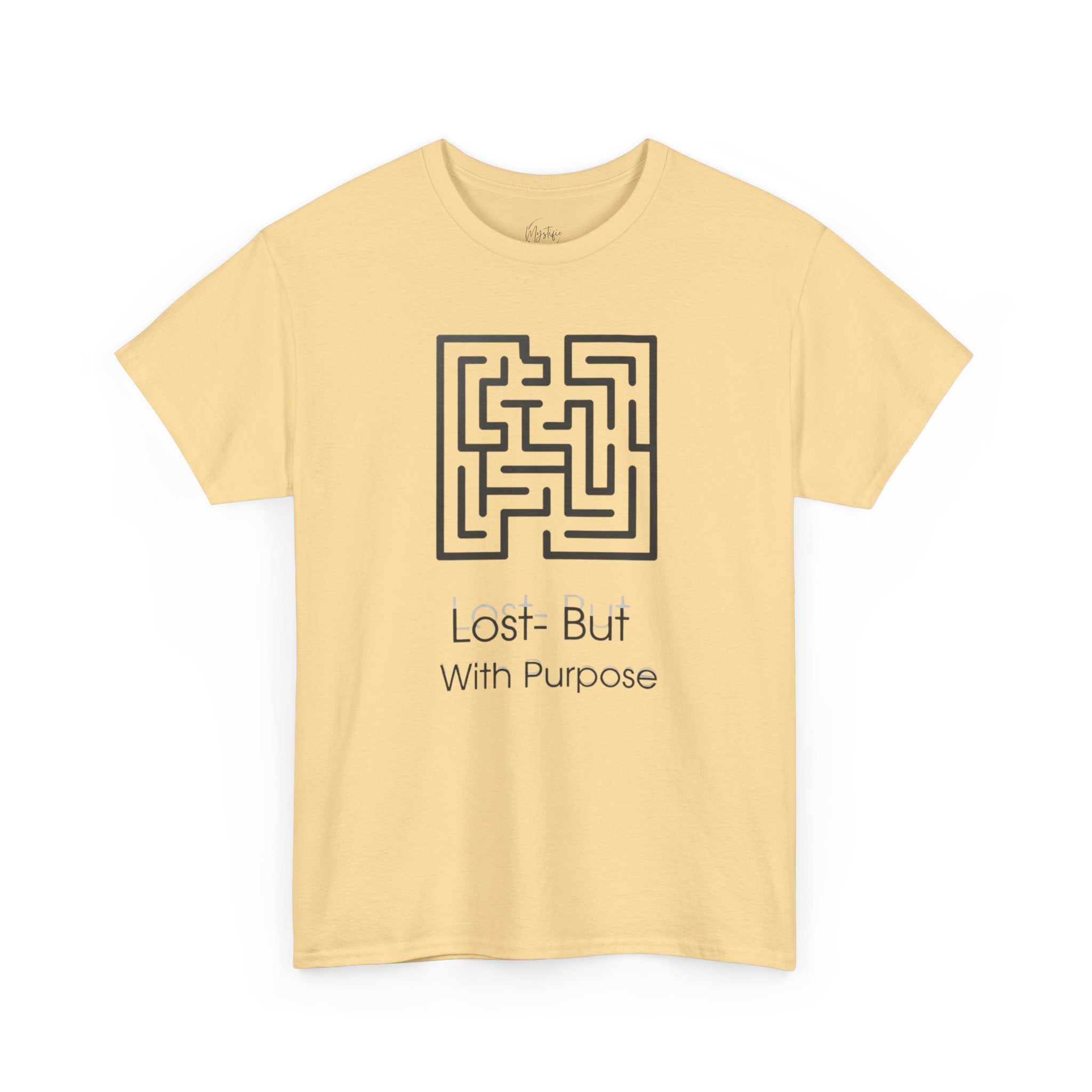 Lost - But With Purpose Unisex Cotton T-Shirt – Mystifie